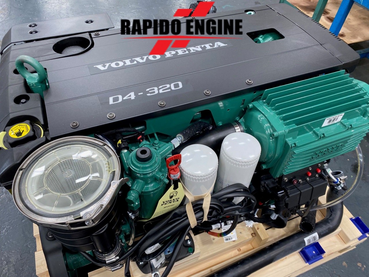 Volvo Penta D4-320 Marine Diesel Engine 320 HP