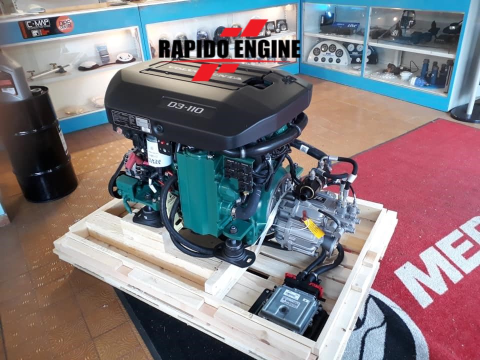 Volvo Penta D3-110 Marine Diesel Engine 110 HP