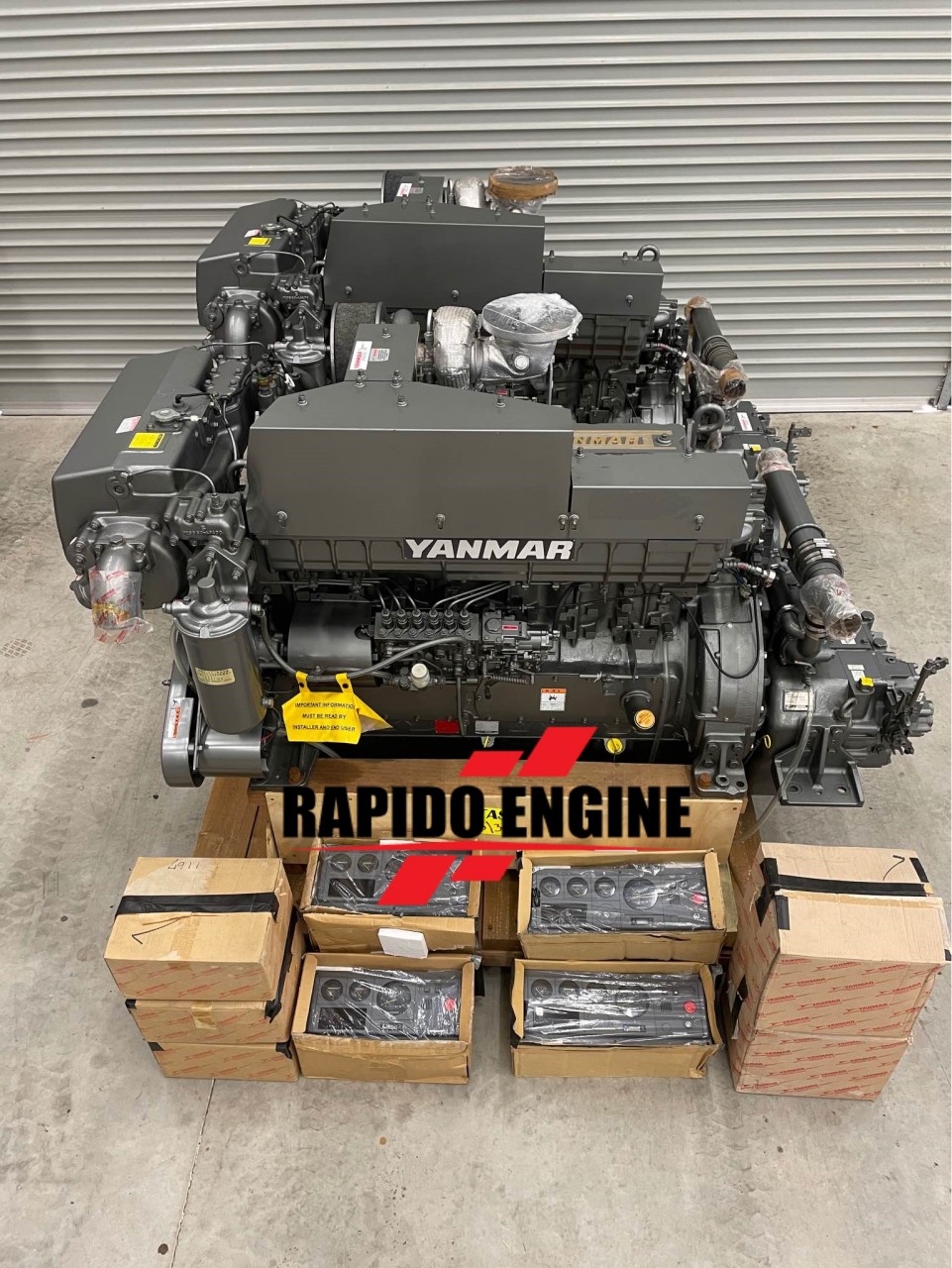 Yanmar 6HA2M-WHT Marine Diesel Engine 278 HP