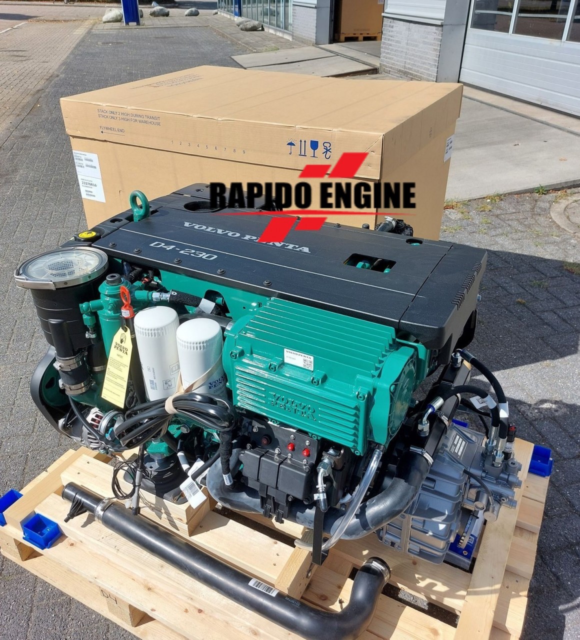 Volvo Penta D4-230 Marine Diesel Engine 230 HP