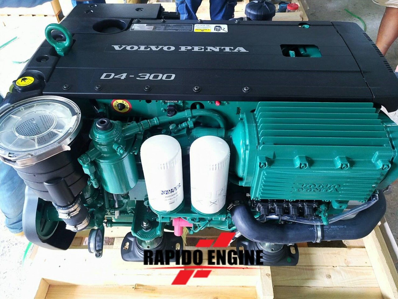 Volvo Penta D4-300 Marine Diesel Engine 300 HP